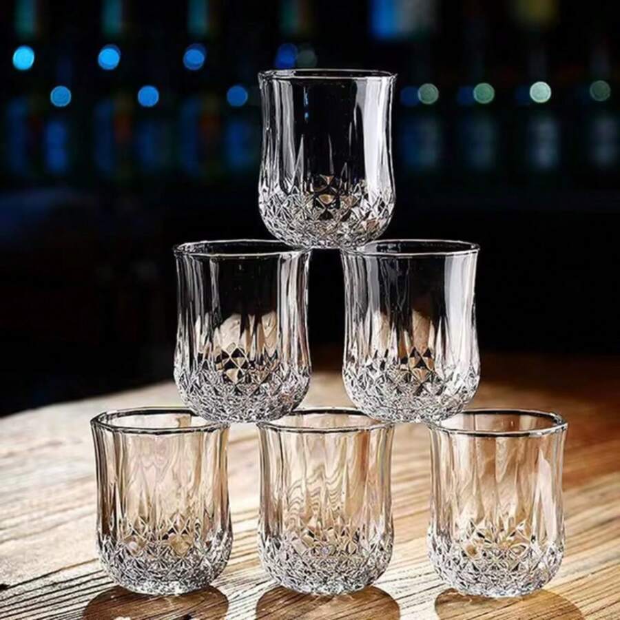 Kit 6 Mini Glass Cups 45ml Shot Tequila Cachaça | SHEIN UK