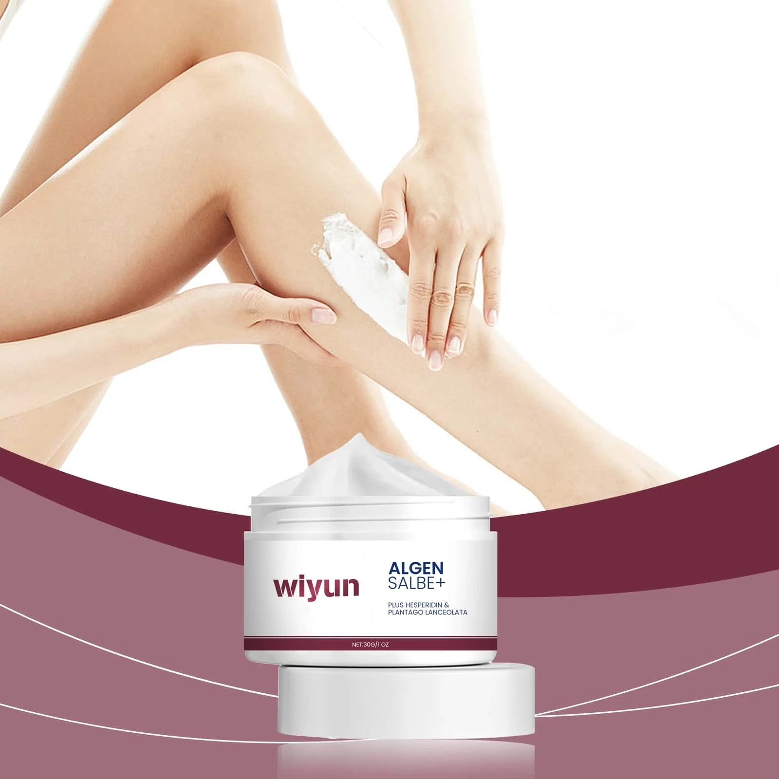 Wiyun Leg Care Cream Gentle Formula Relieves Leg Discomfort ...