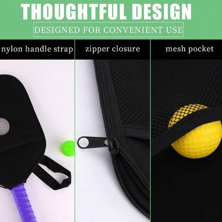 Pickleball Paddle Storage Bags, Portable, And Spacious Storage For ...