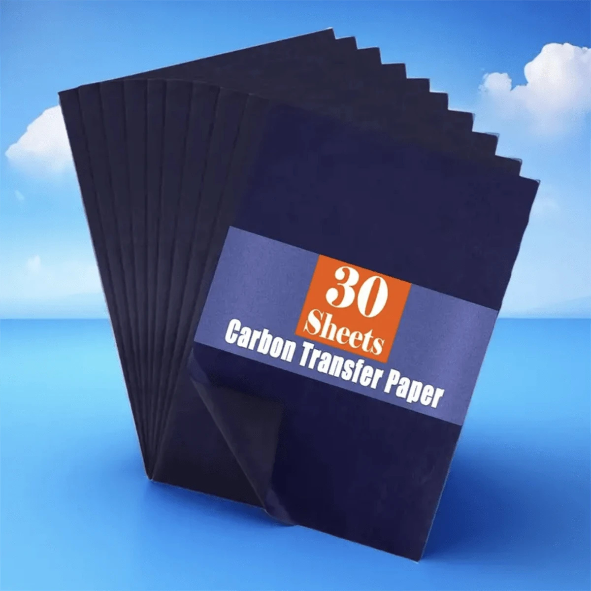 50 Sheets Of Graphite Paper, Blue Carbon Paper, Graphite Transfer Paper ...