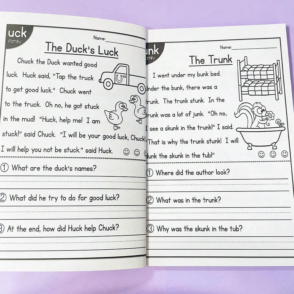 Kids Children English Exercise Book Phonics Educational Workbook I Can ...