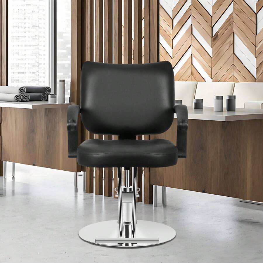 Hair Salon Chair, Stylist Chair With Heavy Duty Hydraulic Pump, 360 ...