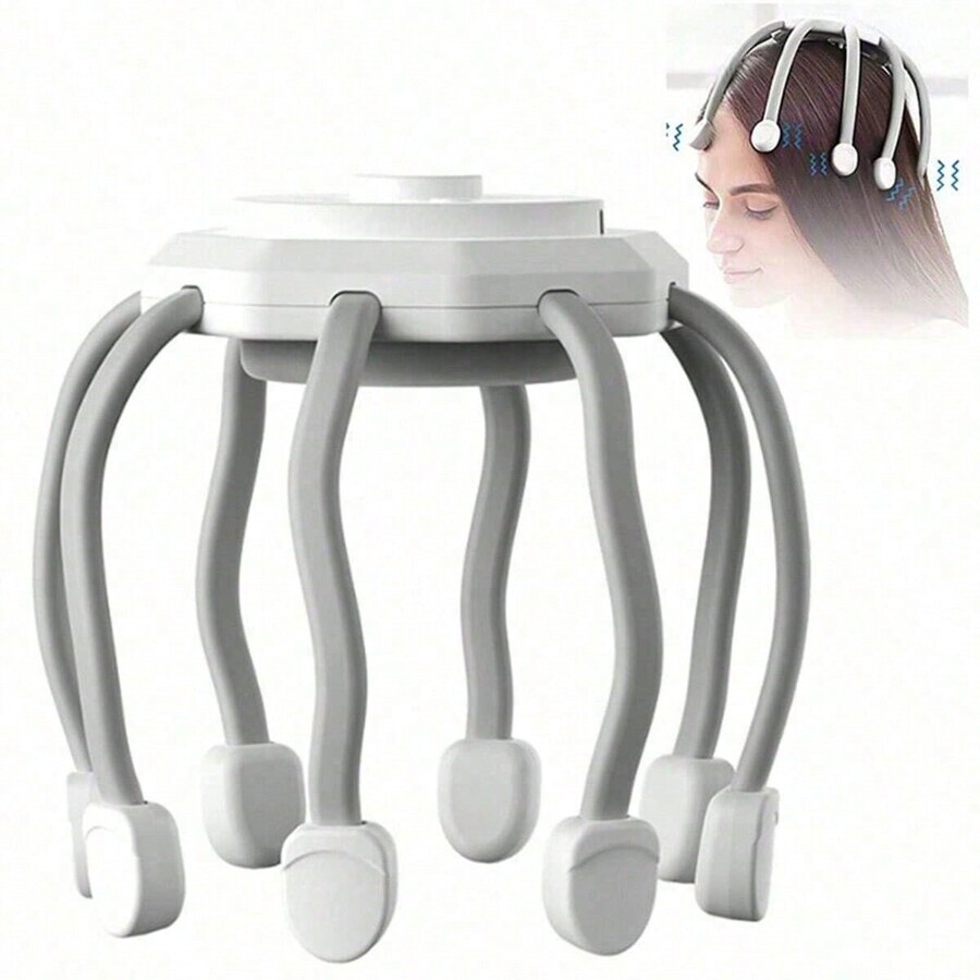 Head Massager Hair Scalp Massager Head Scratcher Gift 8 Vibration ...