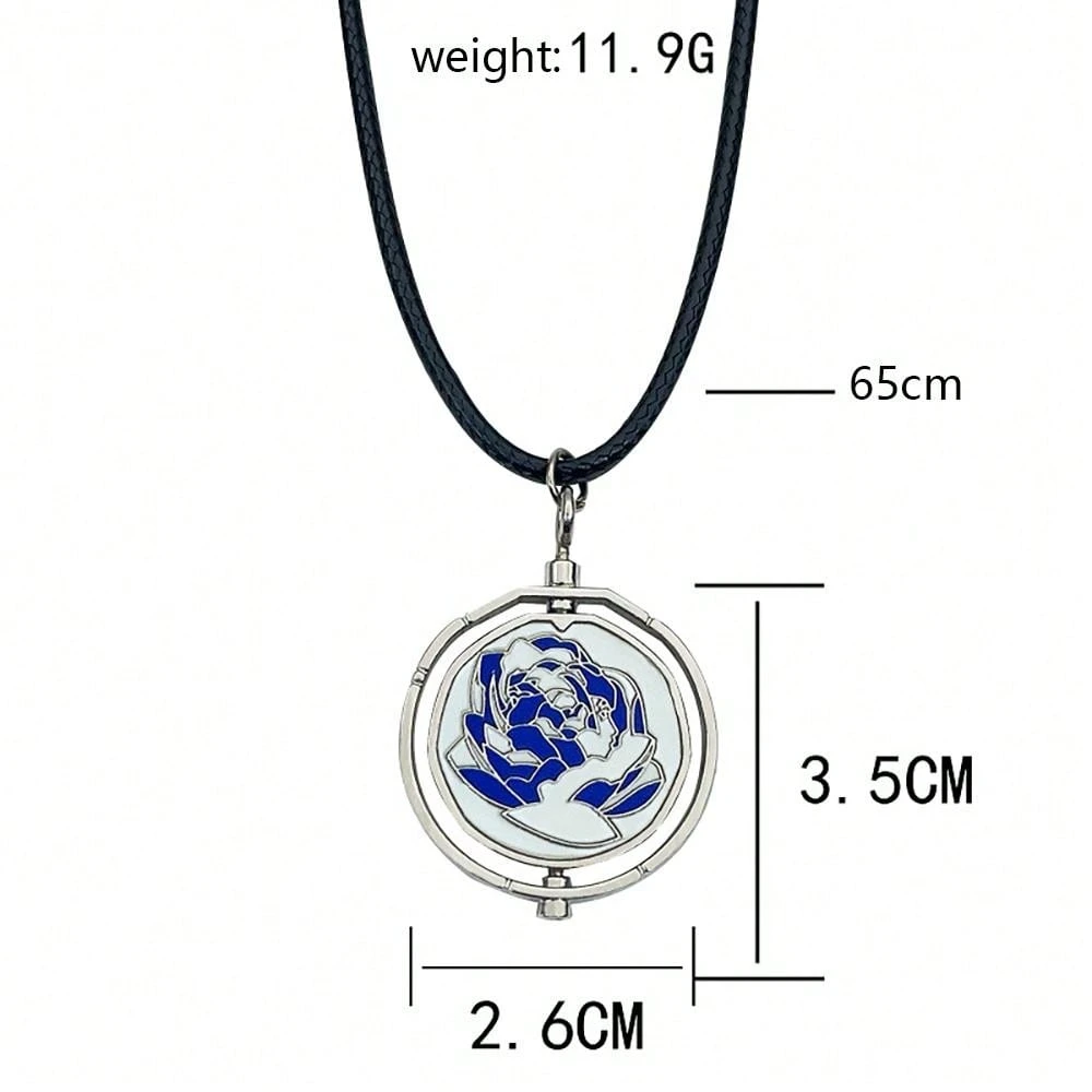 1pc Arcane Season 2 Ekko Jinx Necklace Anime Arcane Powder Rotating ...