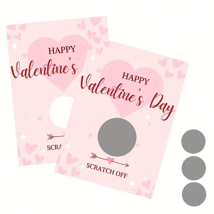 Valentine's Day Scratch Cards - Great For Party Gatherings And Home Fun ...