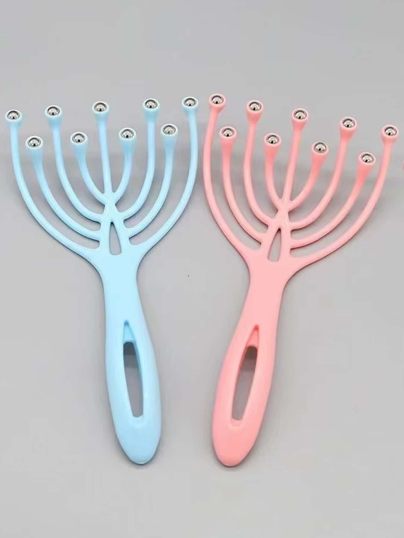 New 9-Claw Massage Tool, 9-Prong Stress Relieving Scalp Scratcher ...