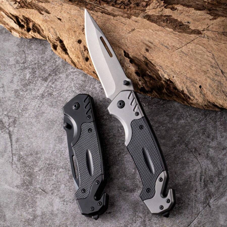 Multi-Function Stainless Steel Folding Knife DIY Grade Outdoor Pocket ...