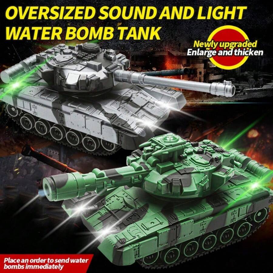 Remote Control Tank -12 Channel Tank Model Military Wireless Wired ...