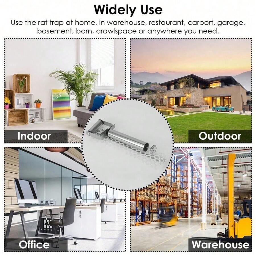 Reusable Mice Rat Mouse Killer Roll Trap Log Rolling Mouse Catcher ...