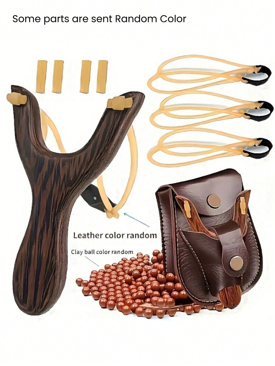 Durable Premium Solid Wood Slingshot Set With High-Quality Construction ...
