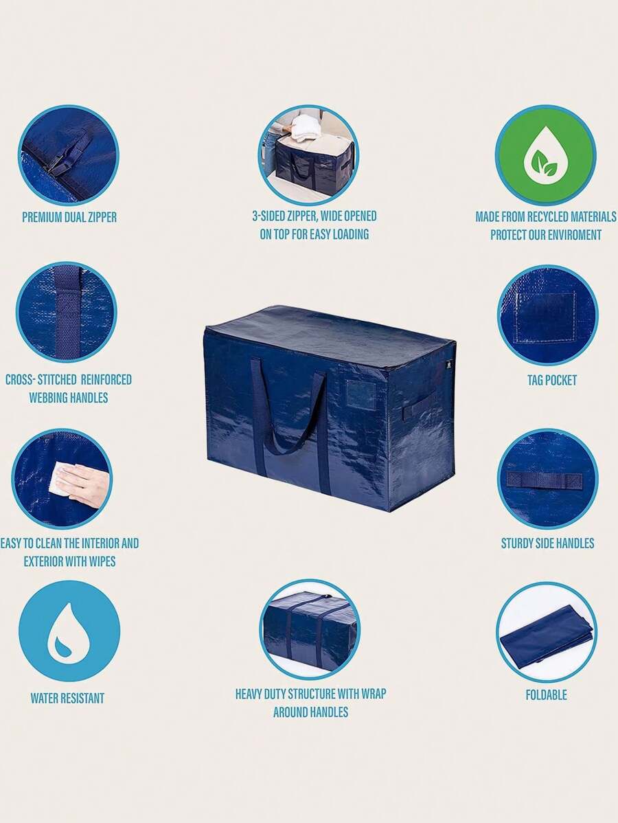 3M Extra Thick Woven Jumbo Packing Bags For Moving, Oversized Clothes ...