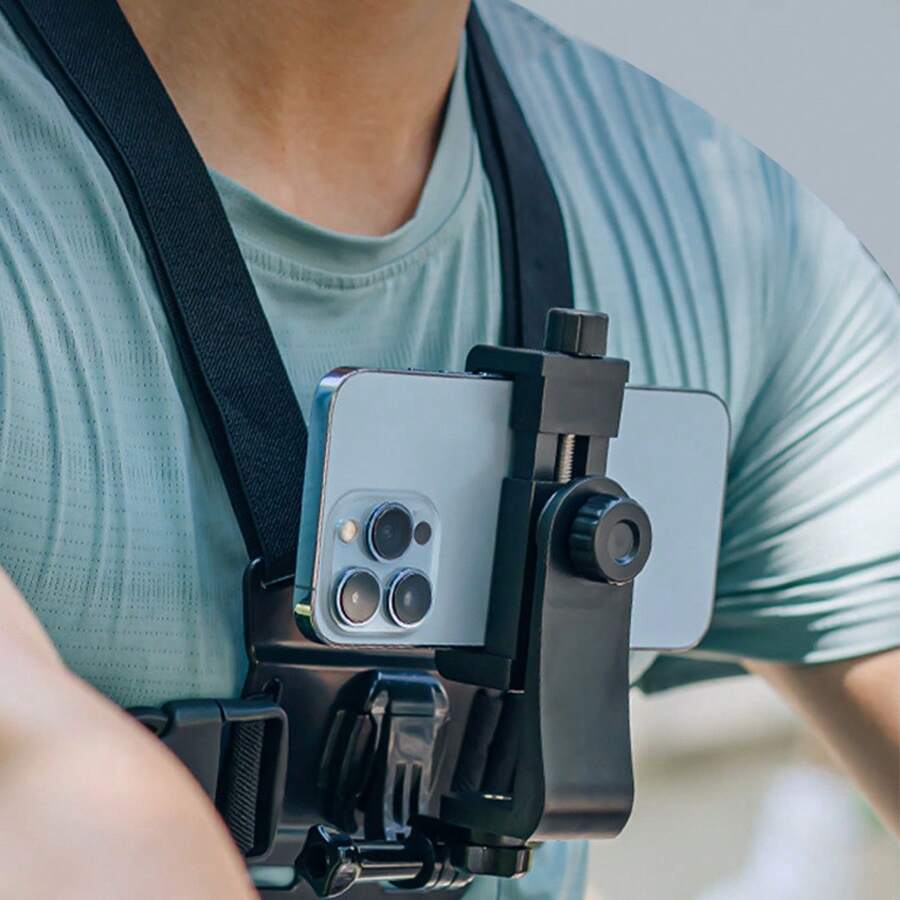 First-Person View Mobile Phone Halter Holder, Portable Vlog Riding Live ...