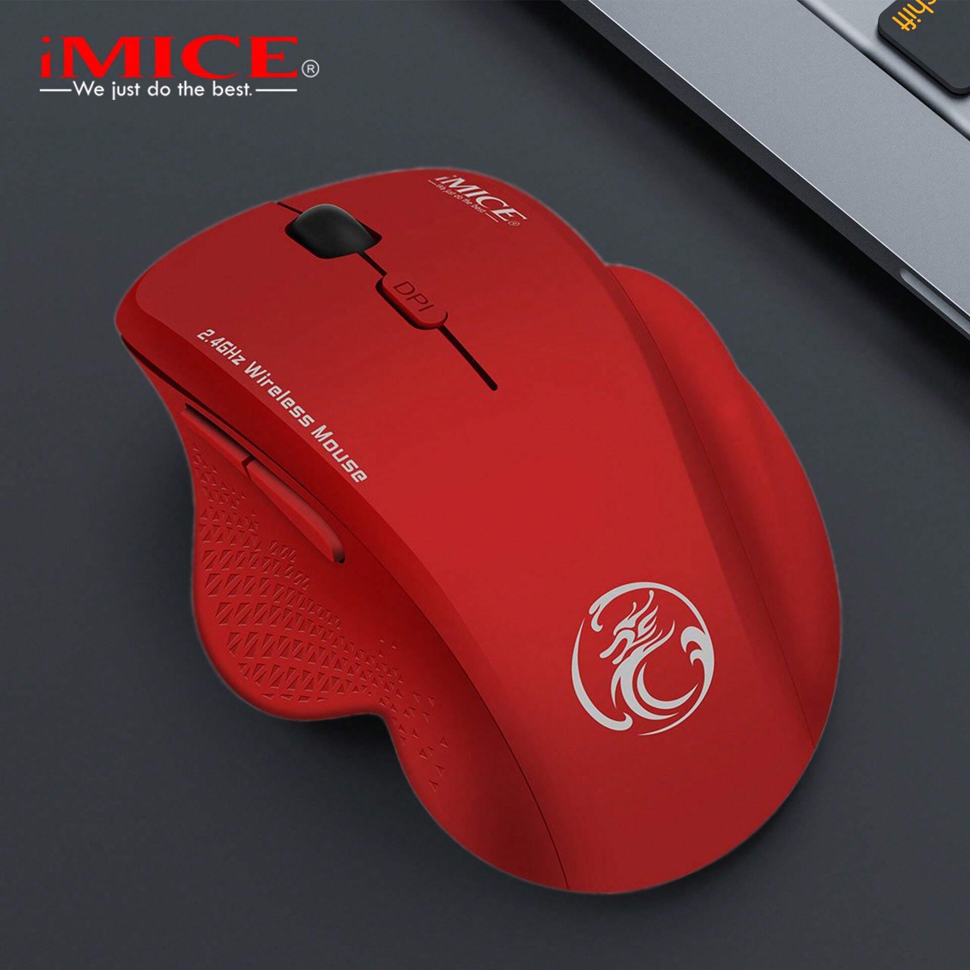 Wireless Mouse, Ergonomic Computer Mouse, PC Optical Mouse With USB ...