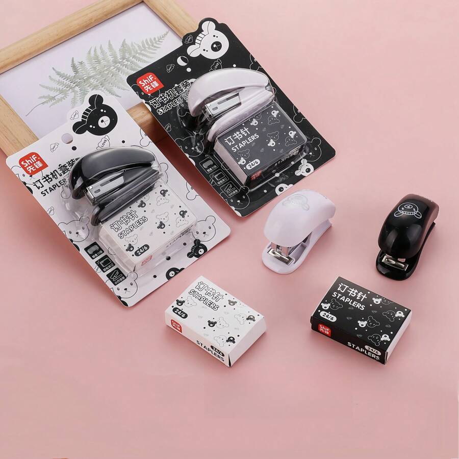 Stapler Set With Built-In Staple Remover - Includes 1 Stapler And ...