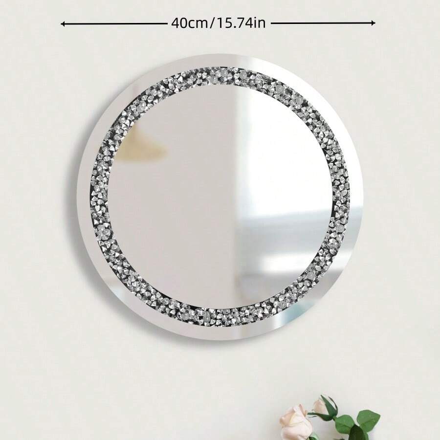 40cm X 40cm Wall Mounted Frameless Mirror, Decorative Mirror Suitable ...