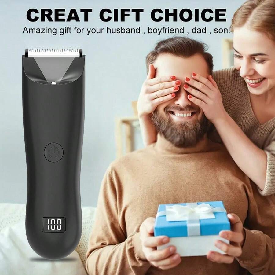 Men's Body Trimmer, Electric Shaver, Electric Inguinal And Pubic Hair ...