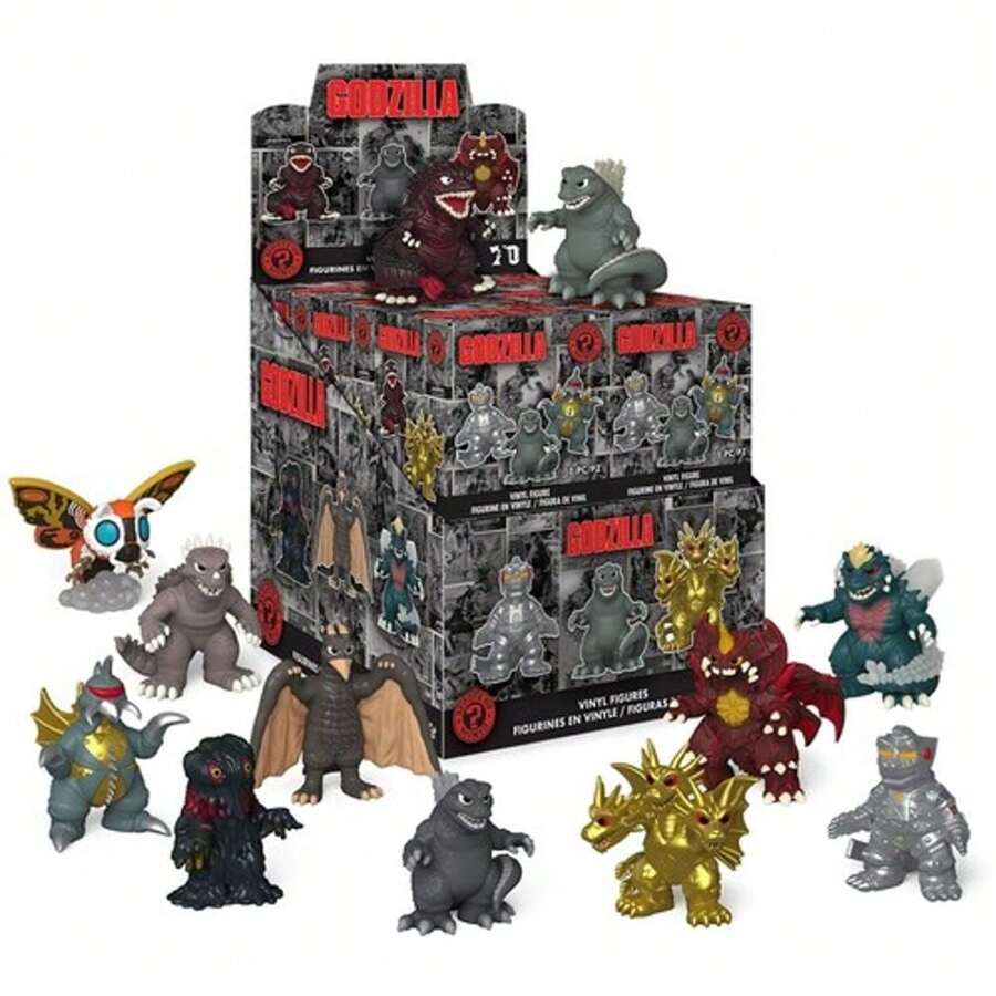 Funko FUNKO Mystery Mini: Godzilla, 70th Anniversary (One Random Mini ...