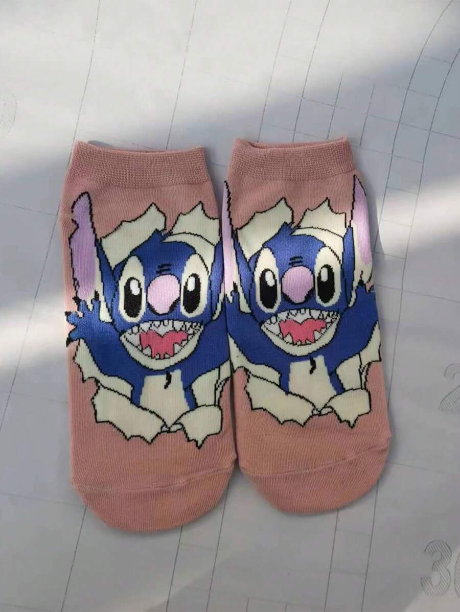 Disney Disney Stitch 5 paires de chaussettes enfants mignonnes de ...