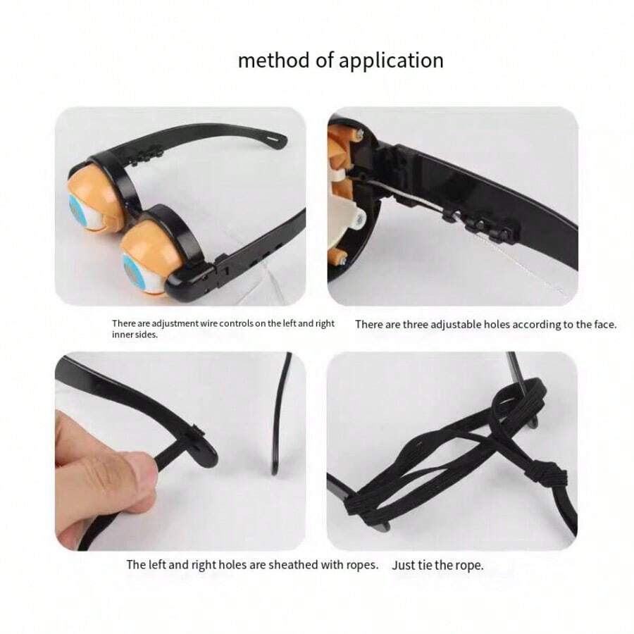 Crazy Glasses, Funny Gag Glasses With Pull String Blinking Eyes ...