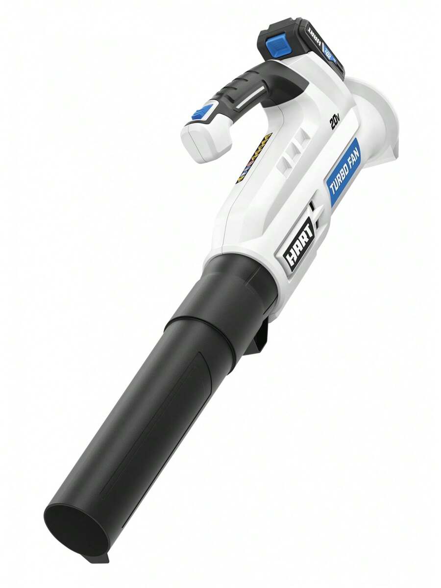 HART 20V 90 Mph At 250 CFM Cordless Axial Leaf Blower Kit, (1) 2.0Ah ...