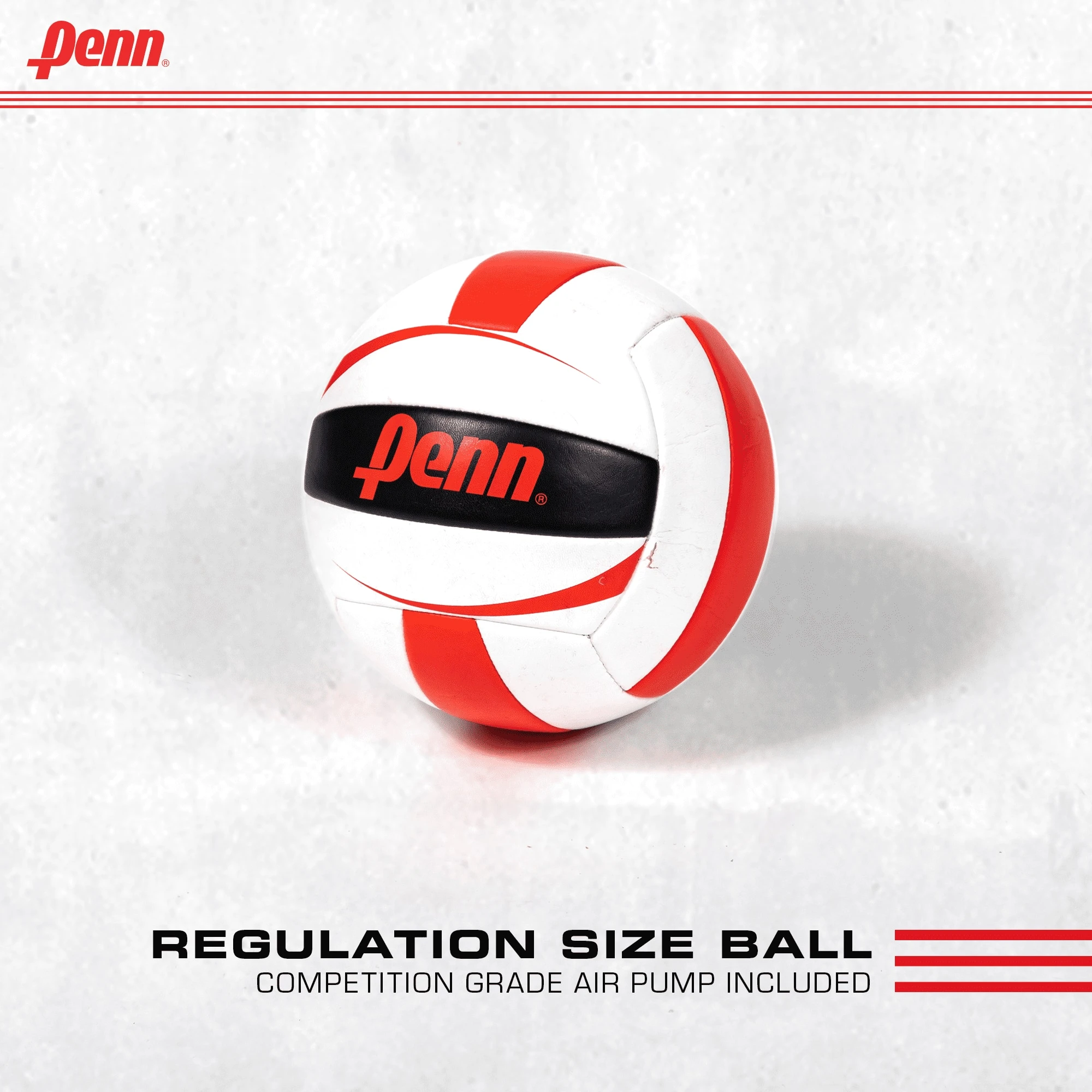 Penn Easy Fit Premium Volleyball Set, Includes Adjustable Net And Ball ...