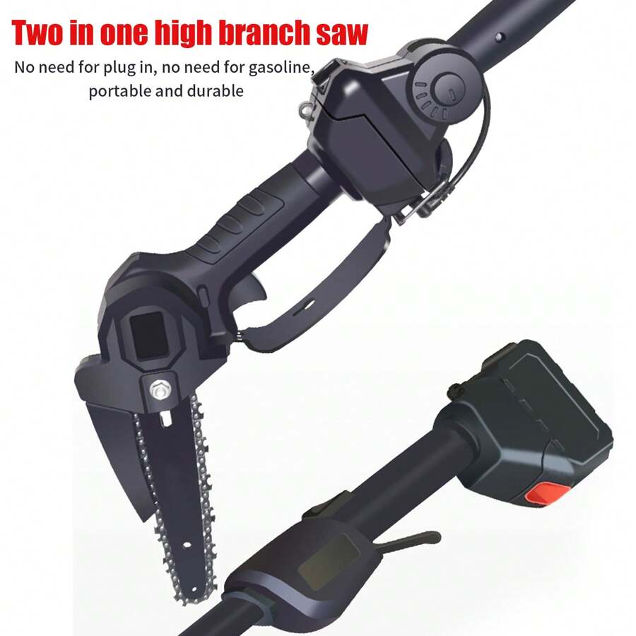 AYYDS Mini motosega a batteria, motosega elettrica da 6 pollici con 2 ...