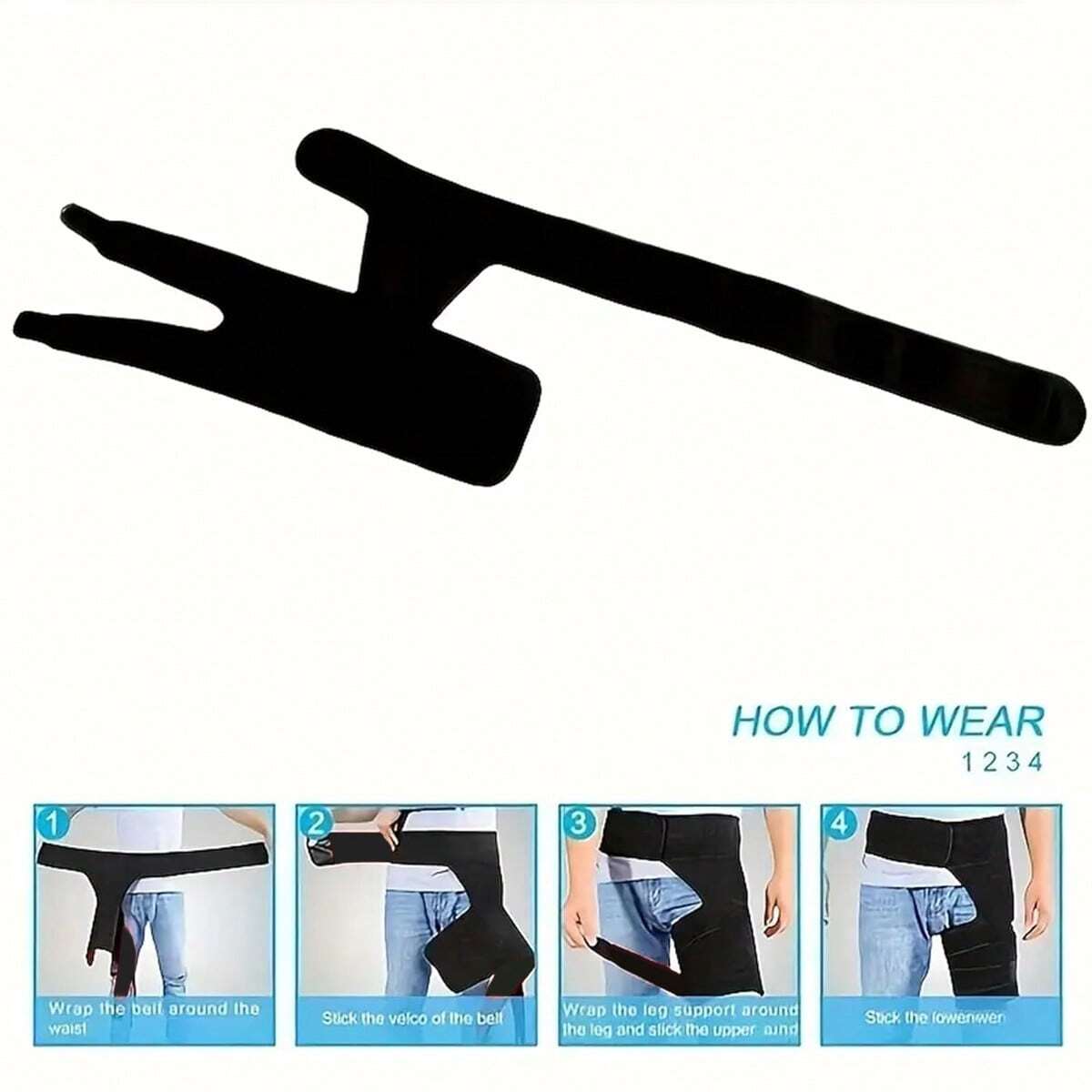 Fitness Leg Protector, Muscle Strain Prevention, Hip, Groin, Thigh ...