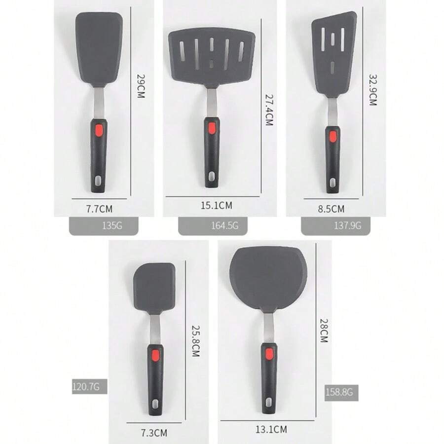Silicone Spatula For Non Stick Pots High-Temperature Resistant ...
