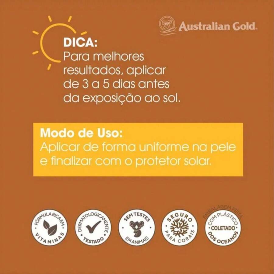 Bronzer Biosine Complex 237g E Protetor Solar Fps 30 - Australian Gold ...