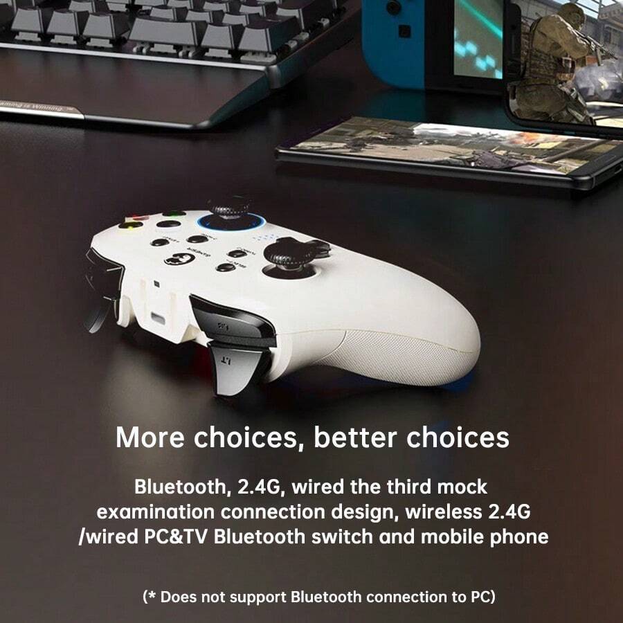 GAMESIR Game Controller T4 Pro Six-Axis Gyroscope 4 Custom Back Buttons ...