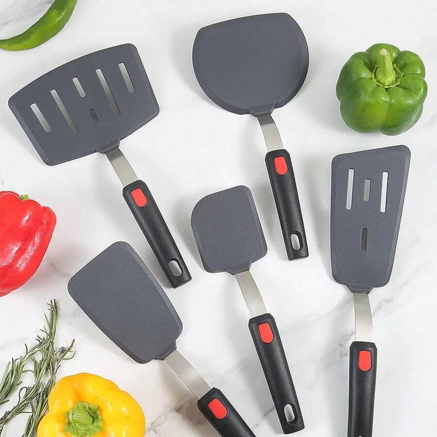Silicone Spatula For Non Stick Pots High-Temperature Resistant ...