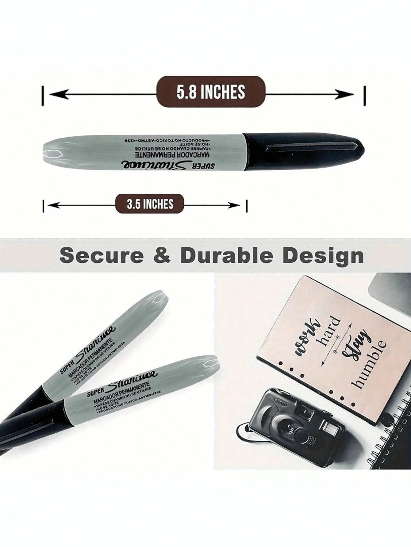 One-Piece Multi-Purpose Marker Pen, Secret Storage For Small Valuables ...