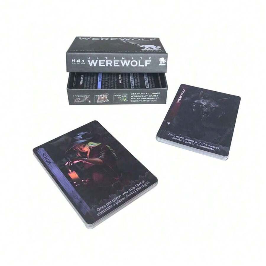 Ultimate Werewolf Card, Family Party Casual Tabletop Board Game Card ...