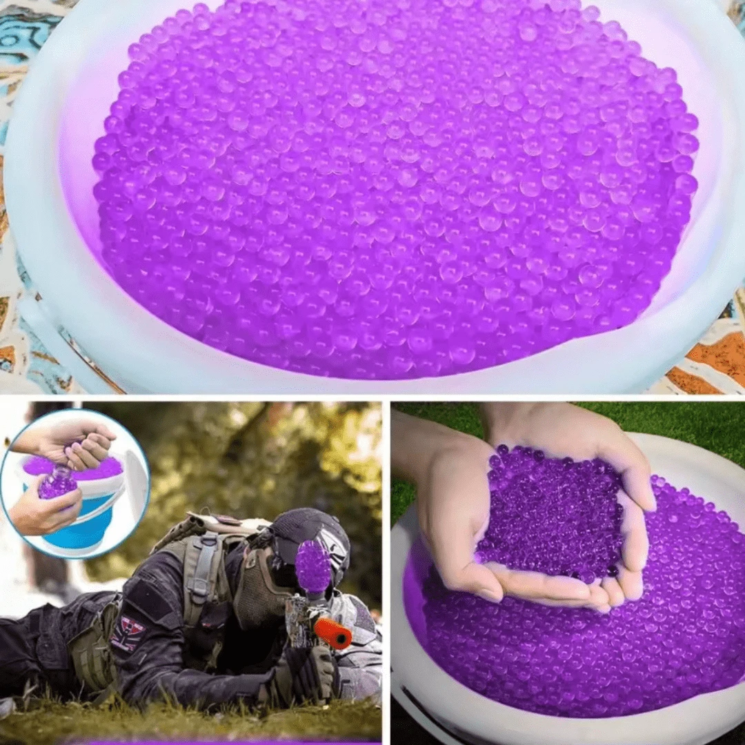 15 Pack Purple Orbees Style Hydrogel Sphere Grows In Water Gel Pearls 8 ...