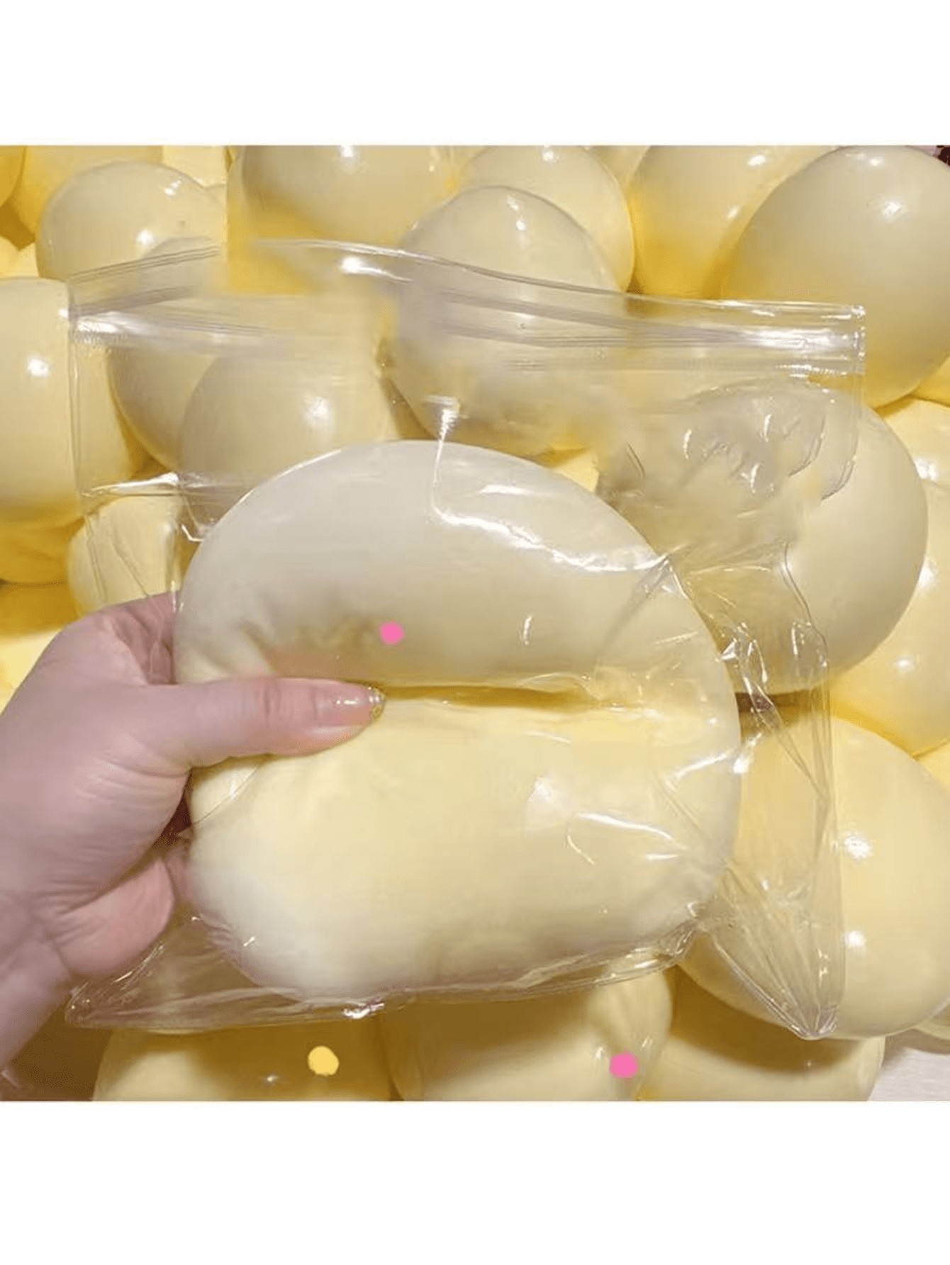 New Jumbo Fluid Cheese Ball Stress Relief Squeeze Toy, Giant Plush Soft ...