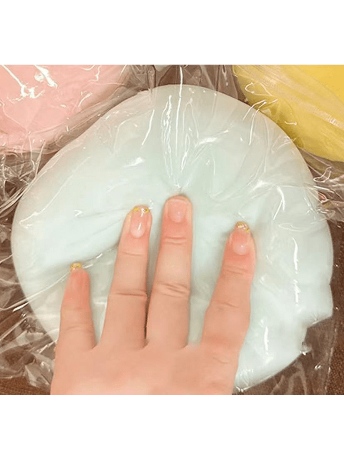 New Jumbo Fluid Cheese Ball Stress Relief Squeeze Toy, Giant Plush Soft ...