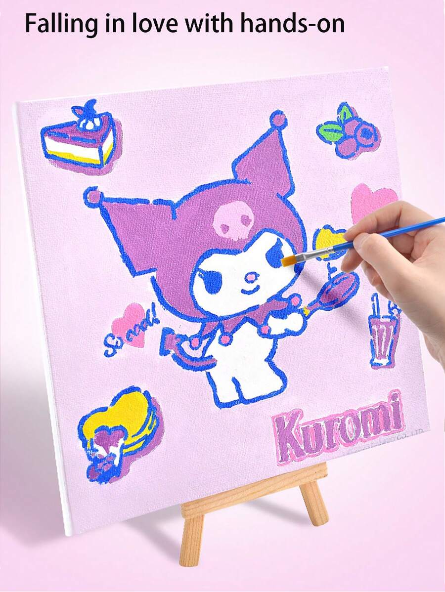 Sanrio 12 pièces Sanrio Kulomi Ensemble de peinture à l'huile numérique ...