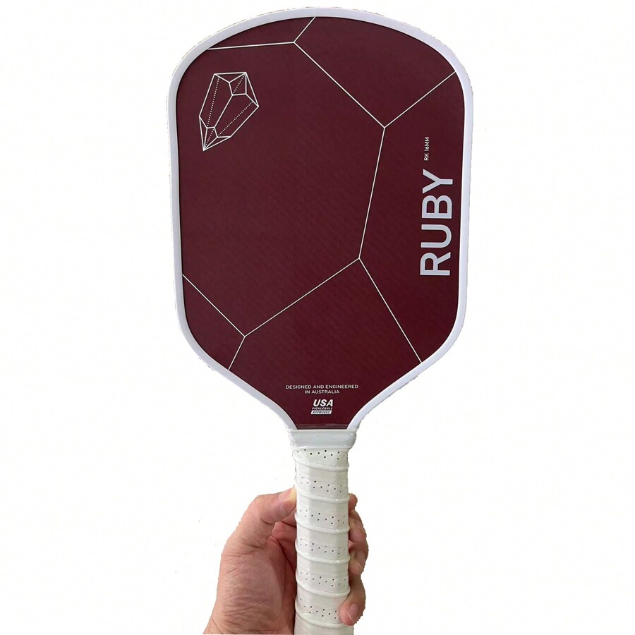 Red Kevlar Carbon Fiber Hot Press Technology Pickleball Paddle, High ...