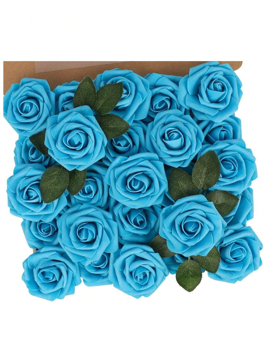 5/10/15/20/25 Artificial Roses, Artificial Fake Flowers For DIY Wedding ...