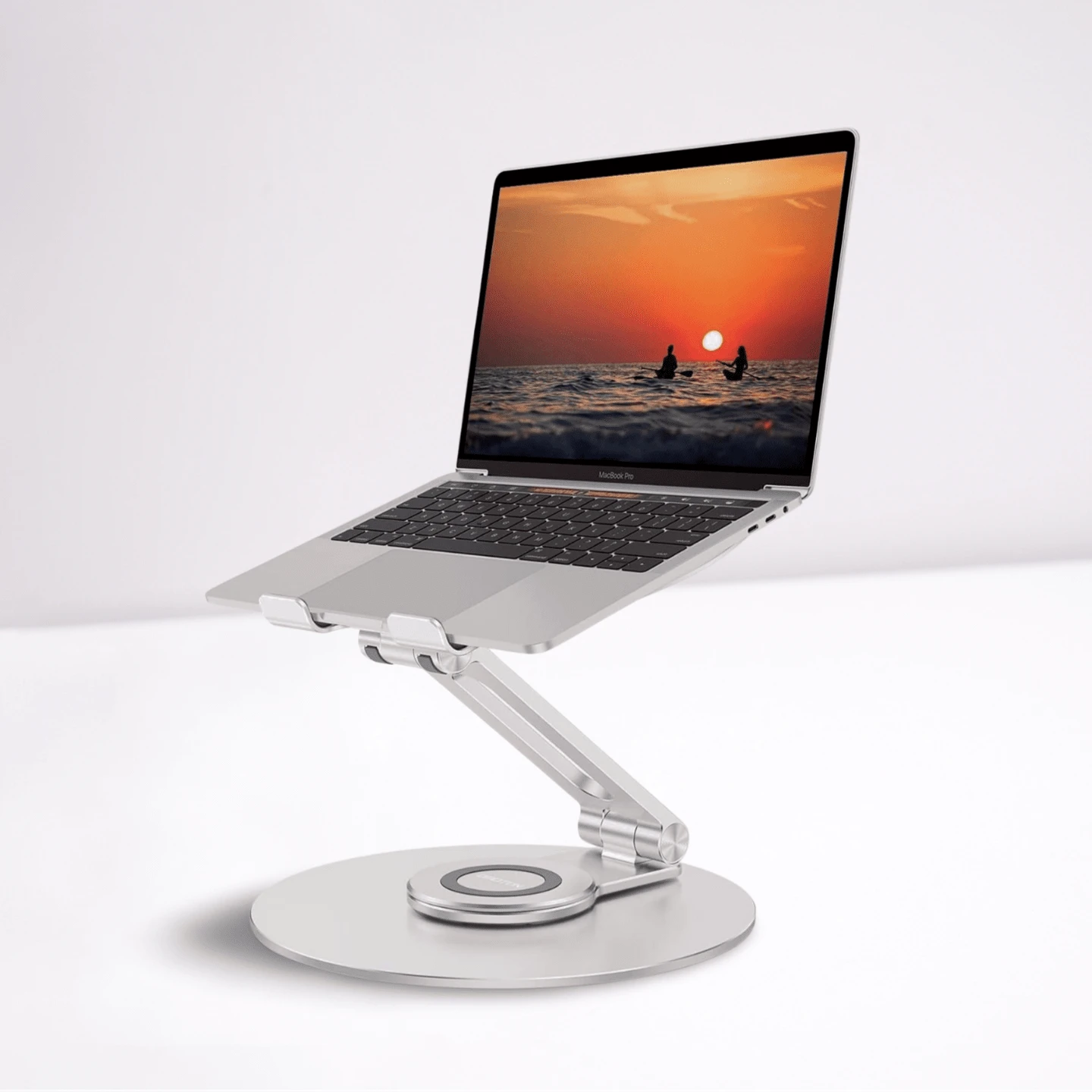Adjustable Laptop Stand With 360° Rotating Base Ergonomic Riser For ...