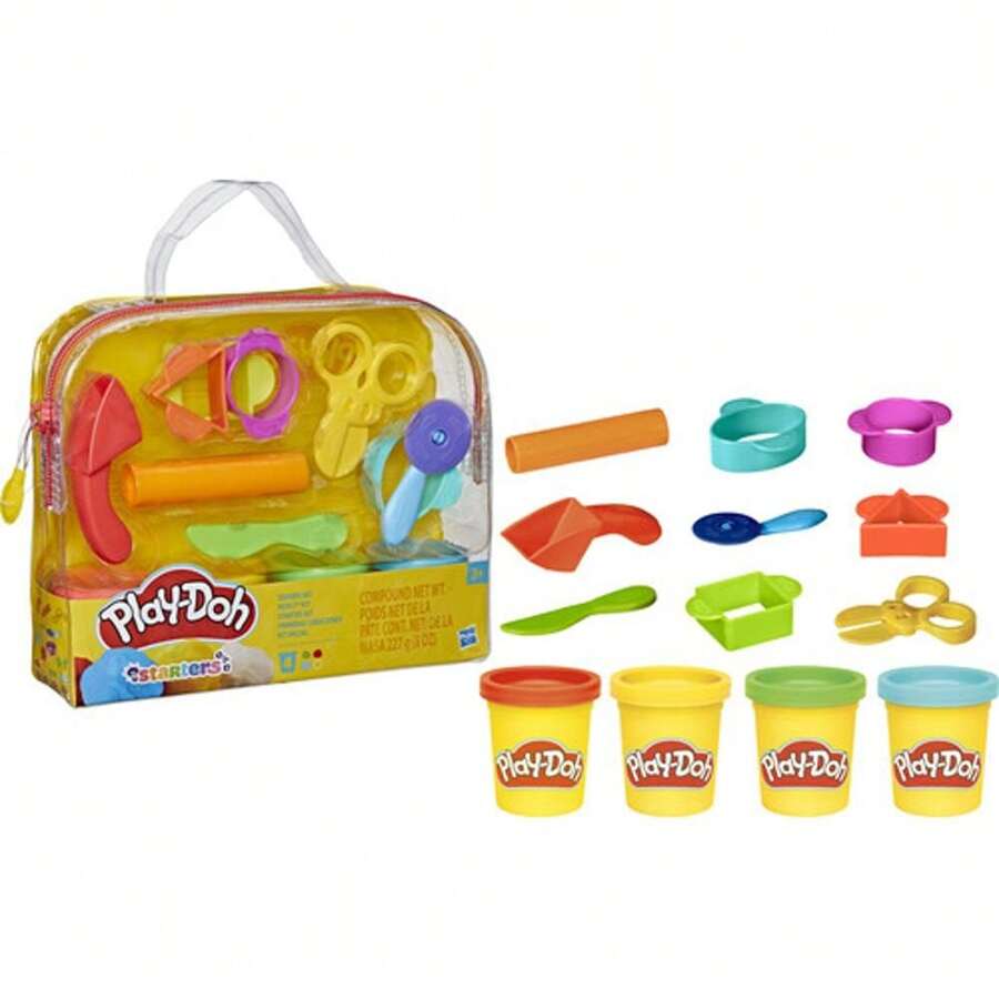 Hasbro Hasbro Collectibles - Play-Doh Starter Set 9-Piece Kit, 4 Cans ...