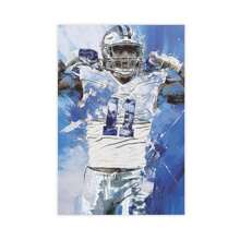 Micah Parsons 1 Poster Football Canvas Poster Wall Art Bedroom Decor ...