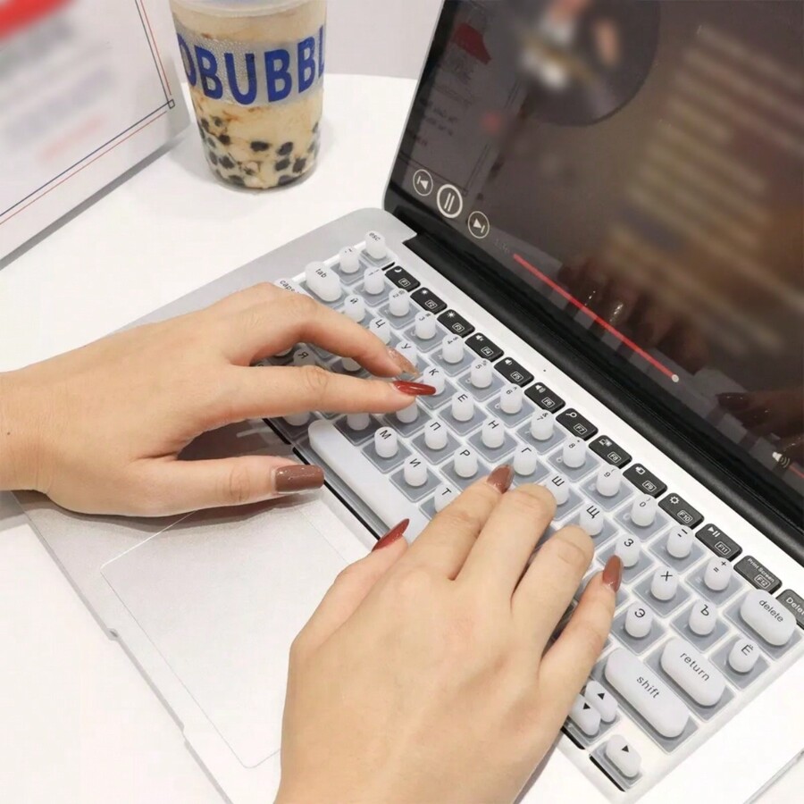 ARMORZONE Laptop Keyboard Pad, Long Nails For Office Typing, Silicone ...