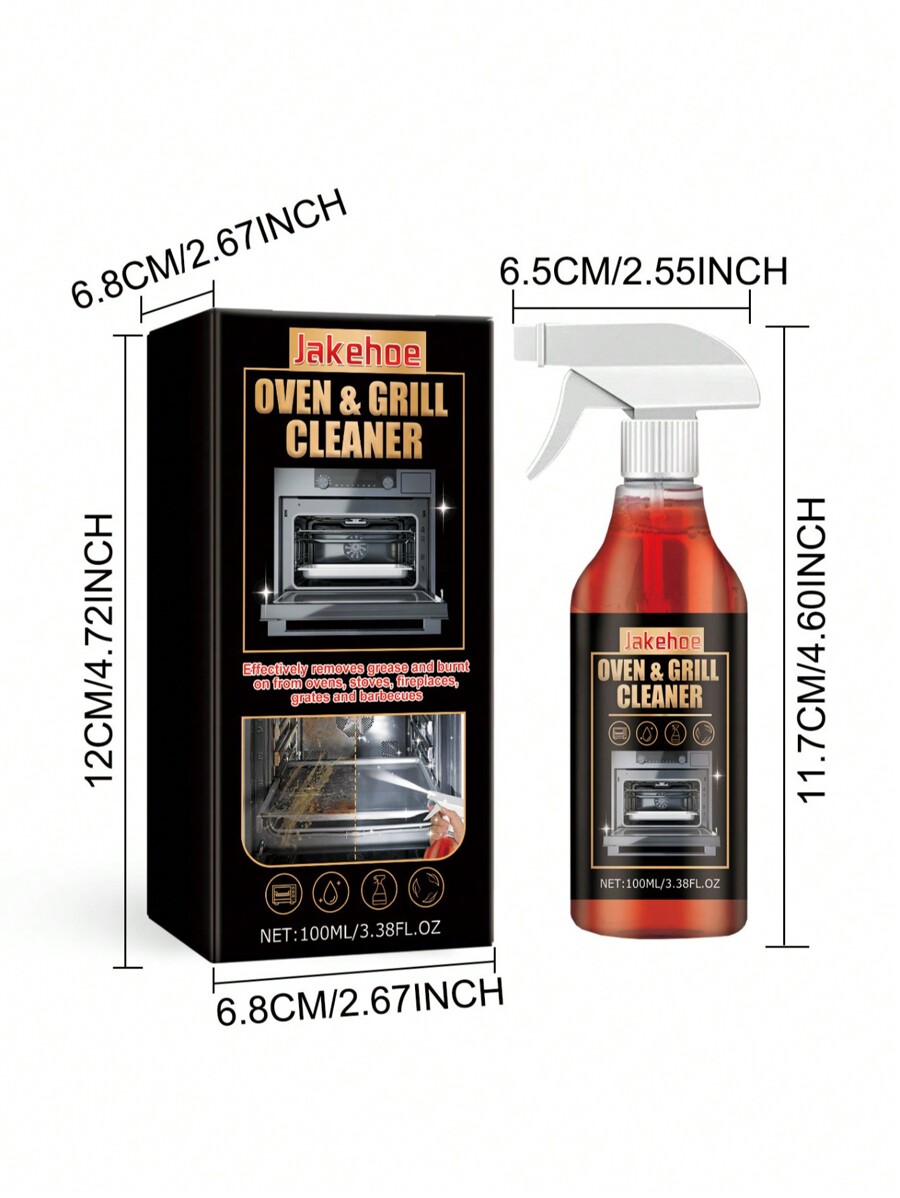 Oven And Grill Cleaner - Specially Formulated Degreaser, Deodorizer And ...