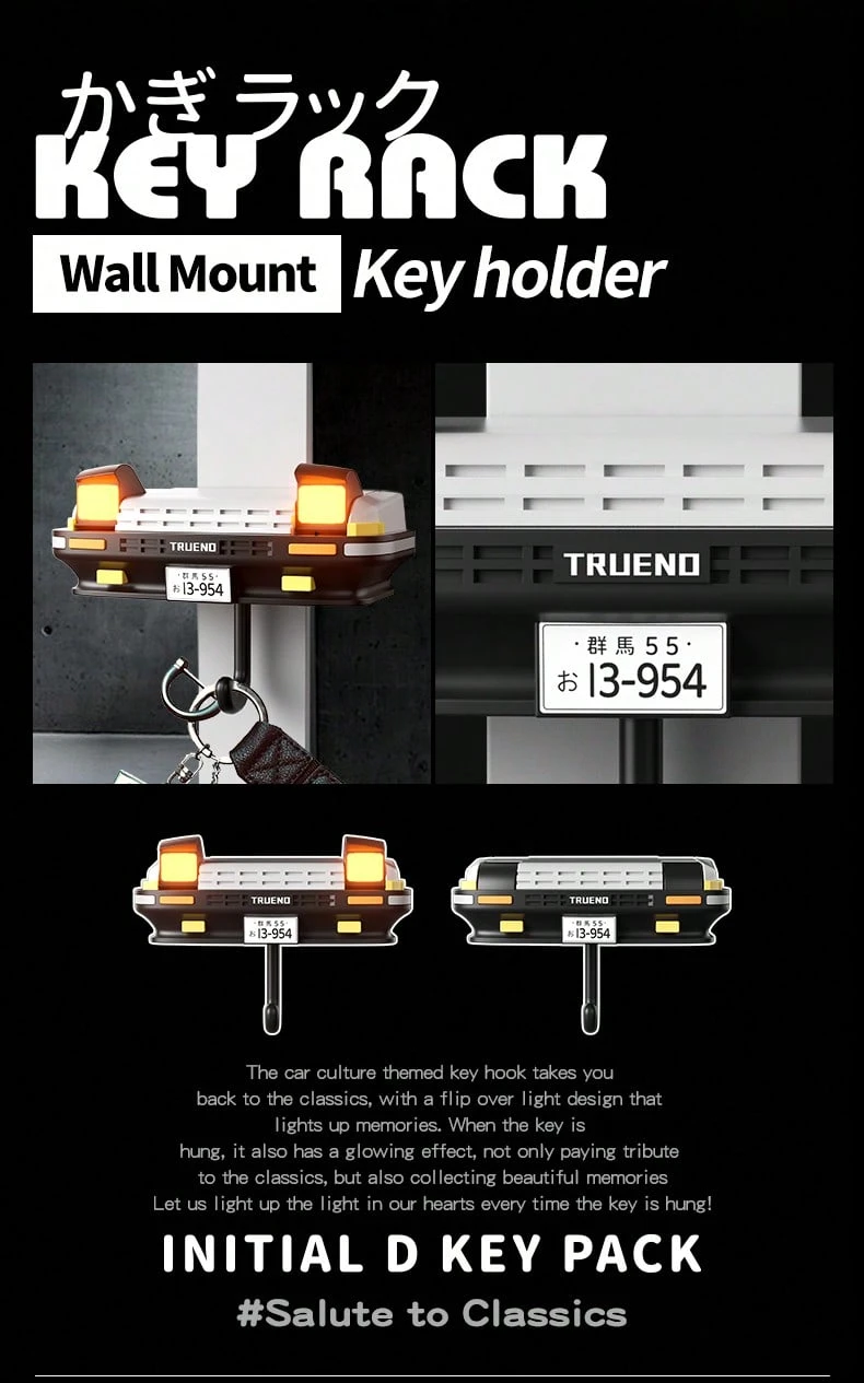 Ride Car Open Headlights Key Holder AE86/MX5 | SHEIN UK