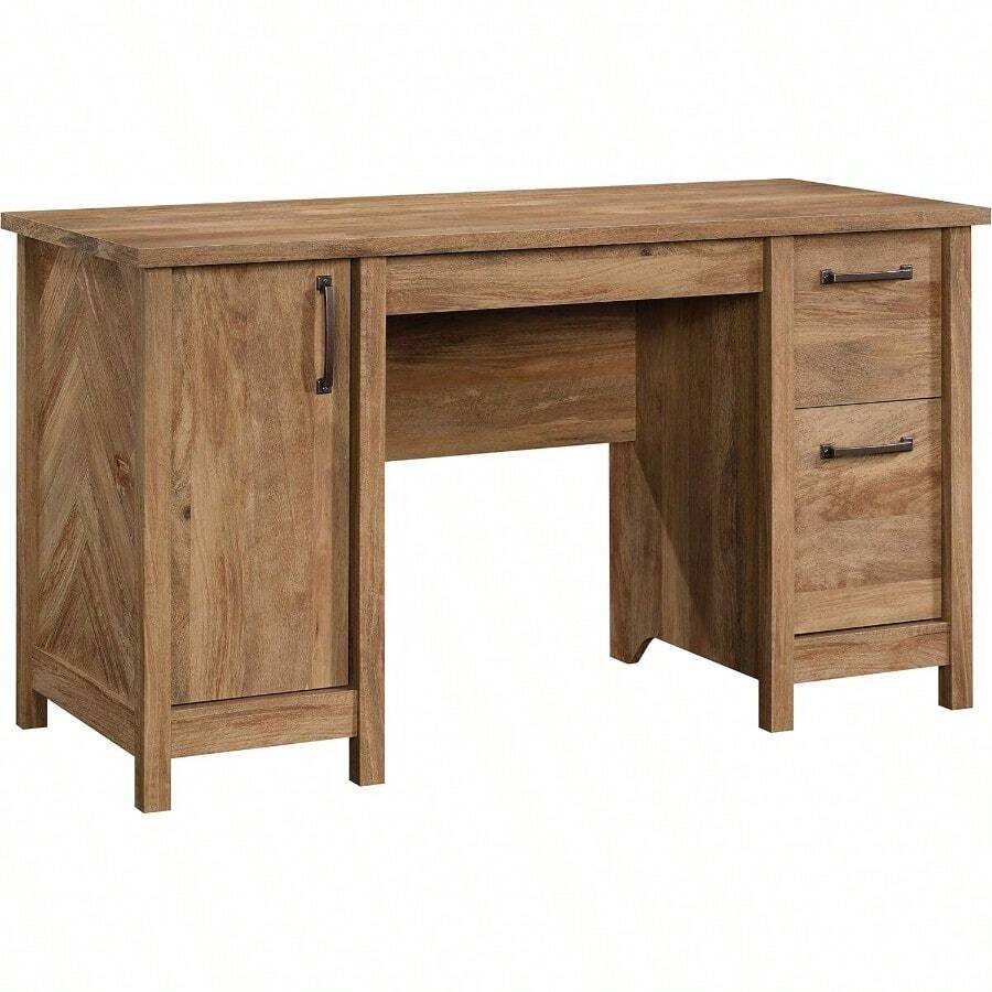 Computer Desk With Storage Drawers, Home Office Desk With File Cabinet ...