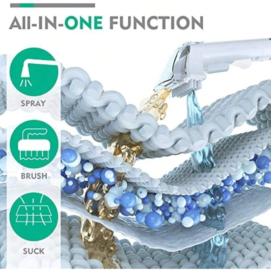 400w Portable Carpet And Upholstery Cleaner Small Lightweight Handheld ...