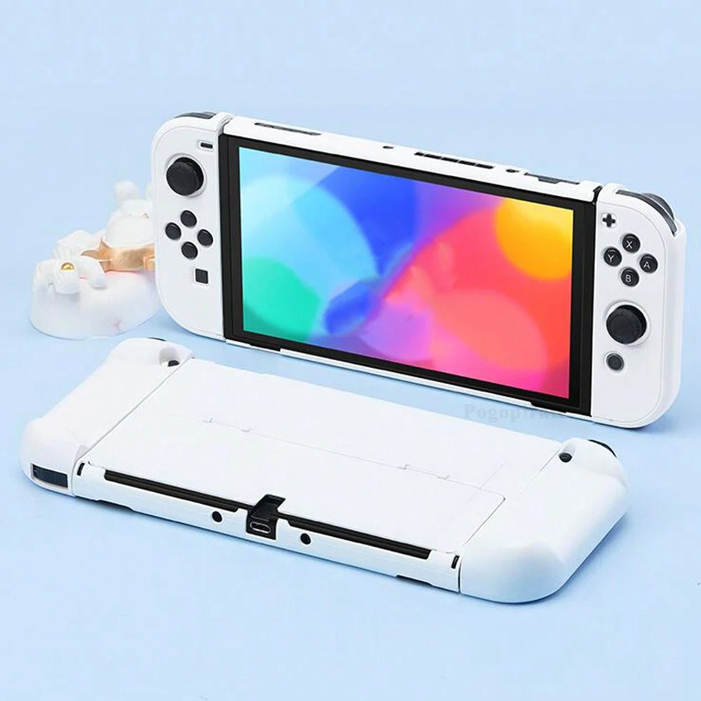 For Nintend Switch OLED Console NS JoyCons Controller Protector ...