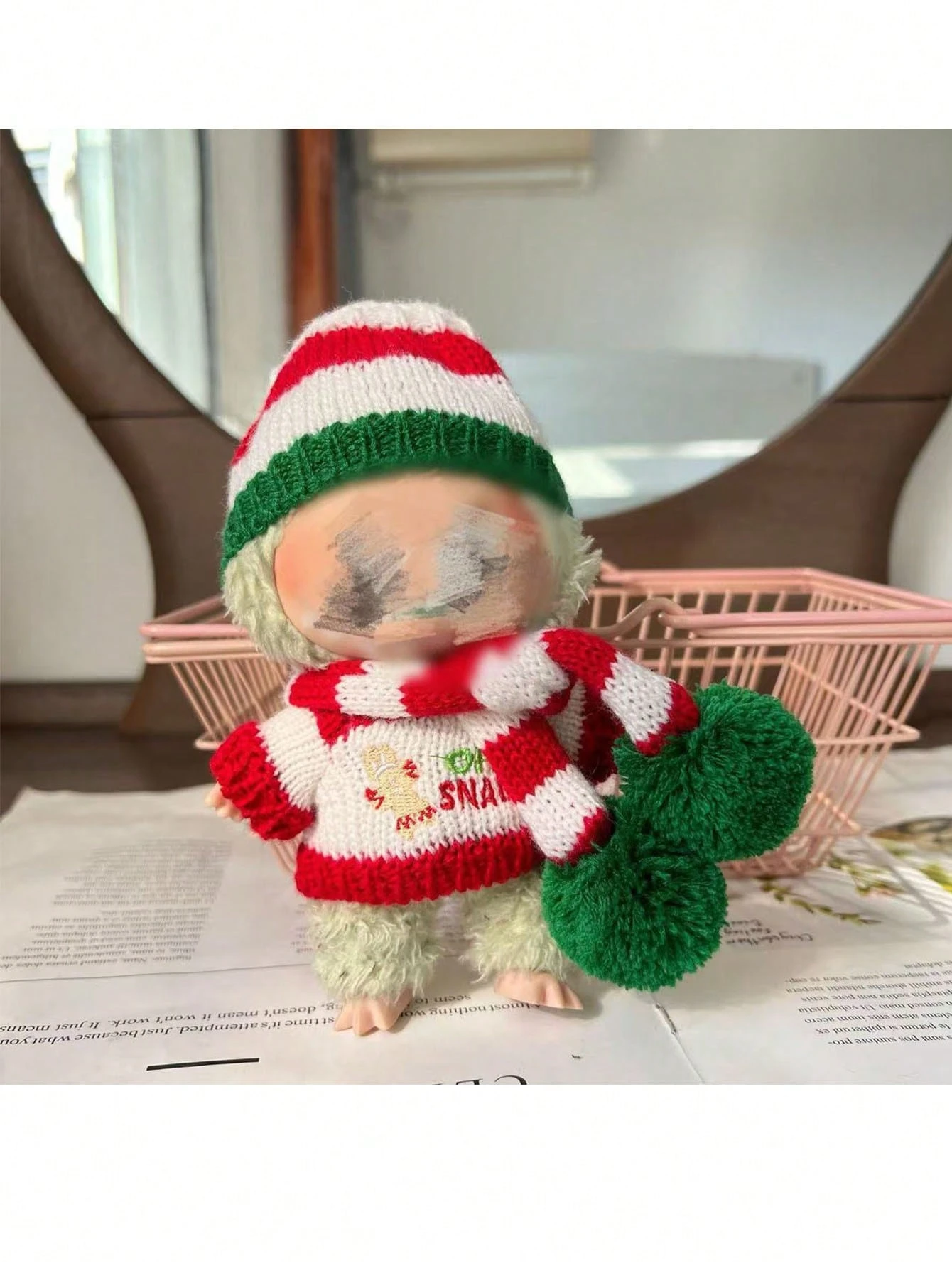 1st & 2nd Generation Labubu Ornament Replacement, Christmas Sweater ...