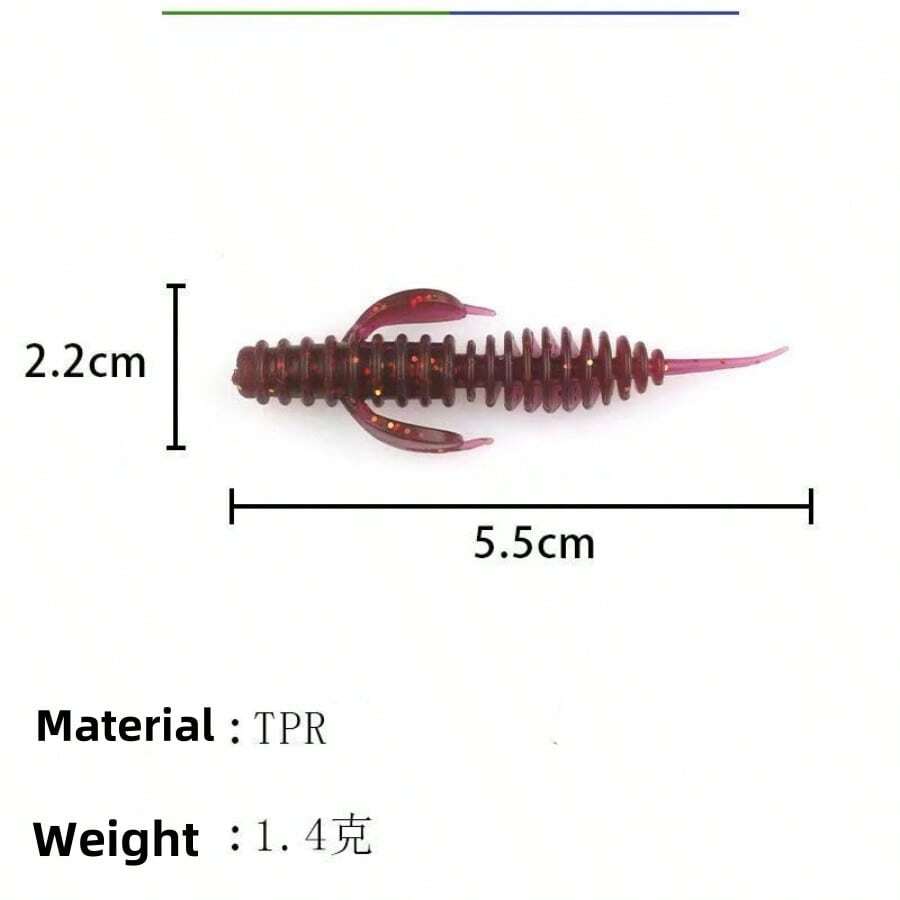 1 Pack Of 9 Soft Baits With Random Colors Floating Needle-Tailed Loach ...